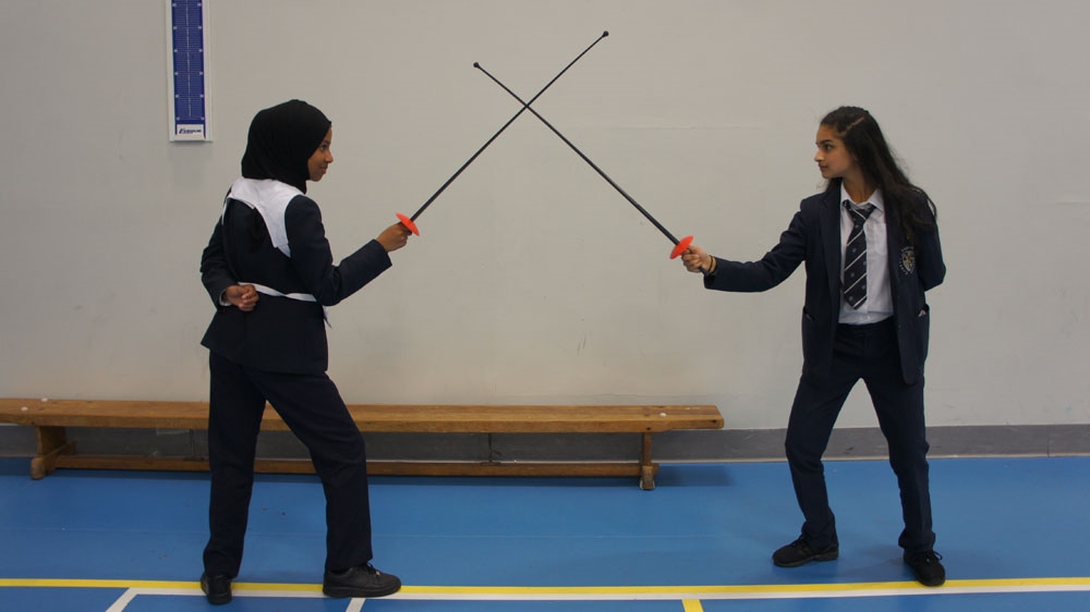 UK Fencing Muslim Girls Fight Islamophobia | About Islam