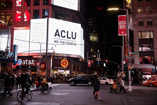 ACLU Billboards Show First Amendment in Arabic | About Islam