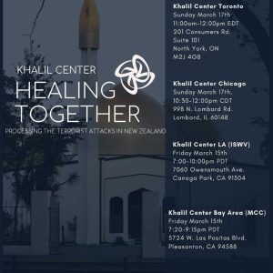 North American Khalil Center Leads Healing Process After New Zealand ...