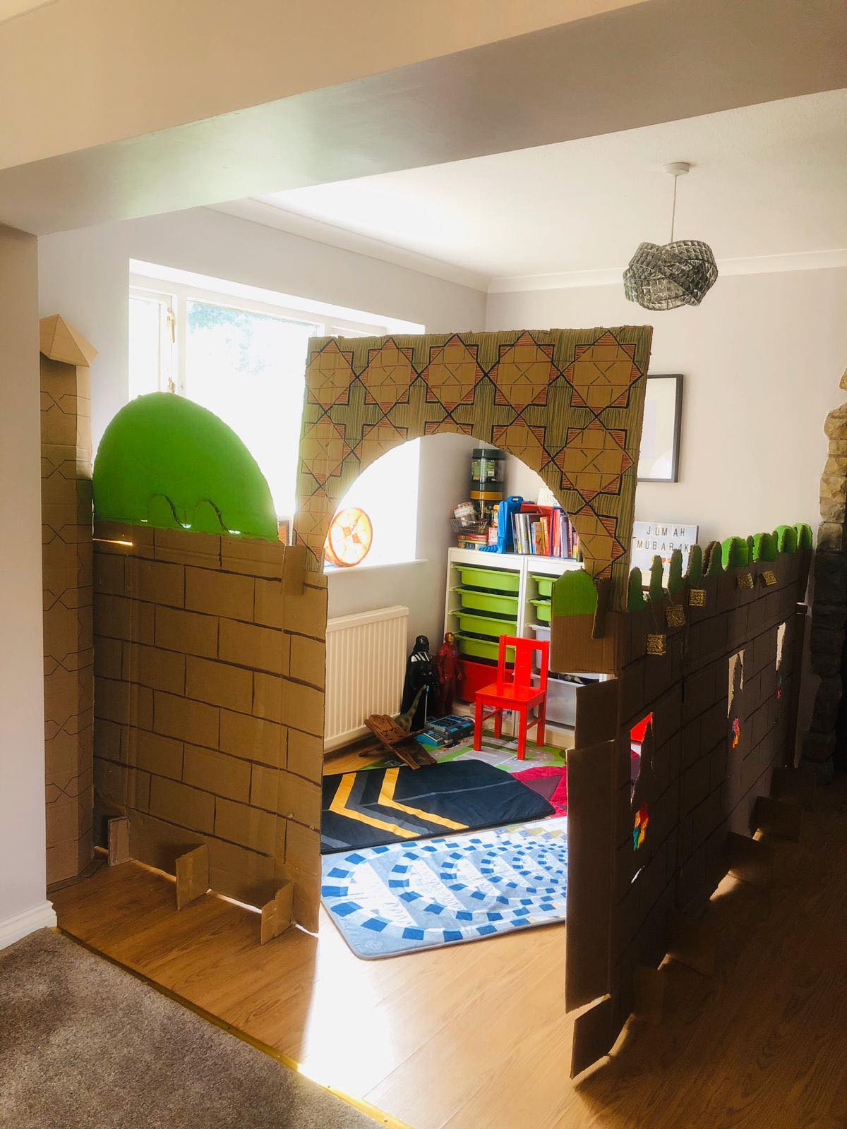 COVID-19: British Schoolboy Builds Mosque At Home | About Islam