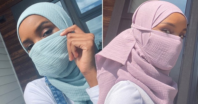Halima Aden Designs Face Masks for Hijabi Healthcare Workers | About Islam