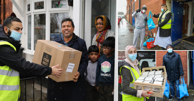 Mosque Volunteers Battle Snow to Feed Vulnerable | About Islam